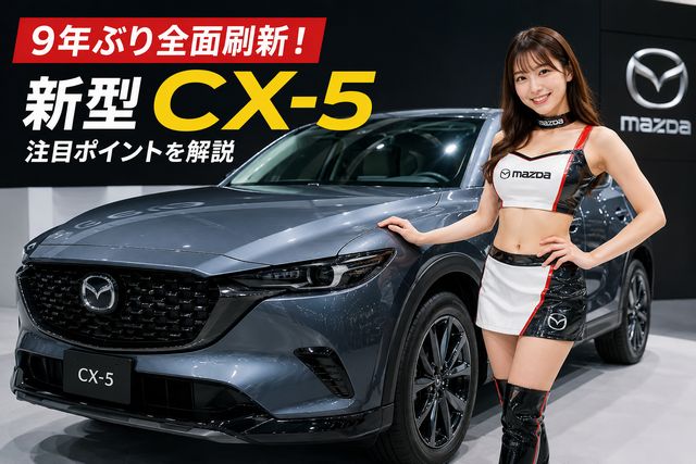 新型CX-5は何が変わった？9年ぶり刷新の注目ポイントを解説 | サガダン日記